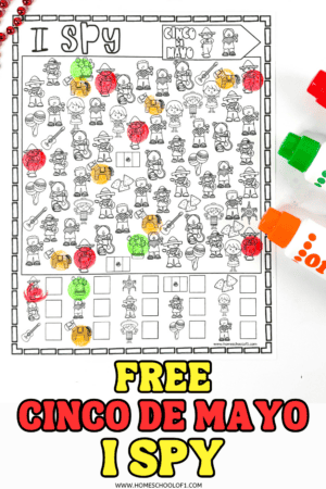 Free Cinco de Mayo I Spy Printable for Kids