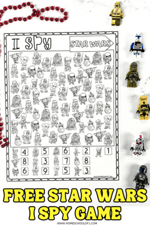 Free Star Wars I Spy Printable for Kids