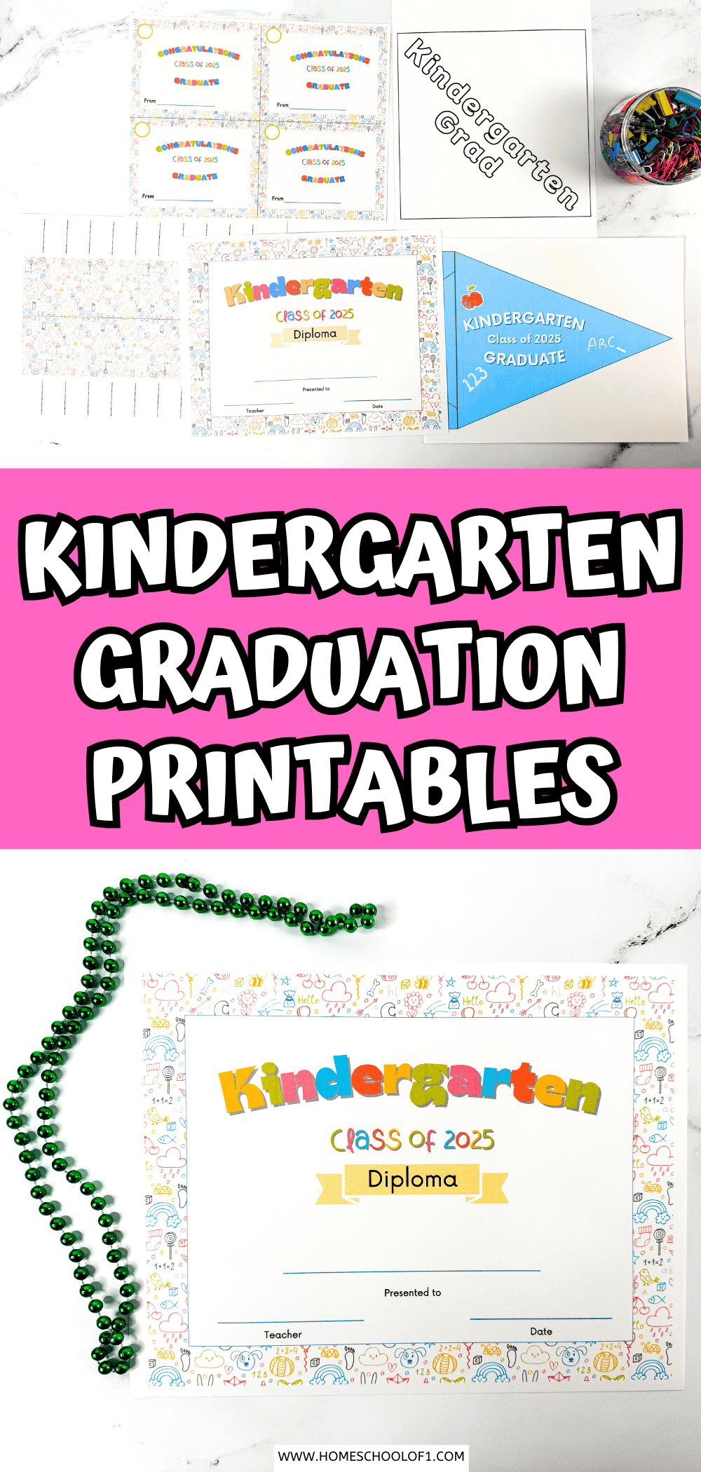 Free Kindergarten Graduation Printables That Make It Special