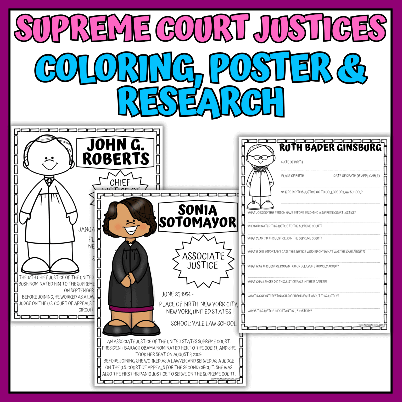 15 Free Supreme Court Worksheets for Kids