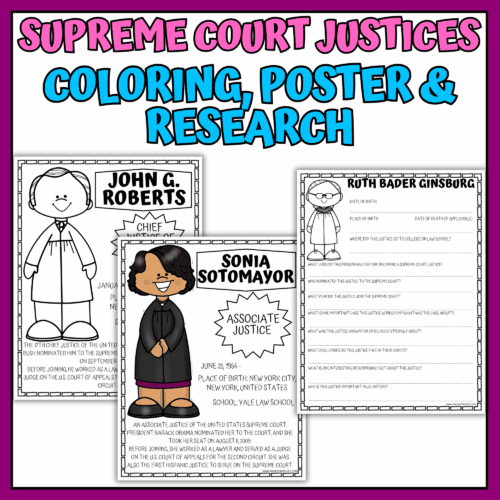 Free Supreme Court Coloring Pages & Worksheets for Kids