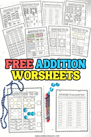 Free Addition Worksheets for Grade 1