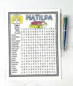 Free Matilda Word Search Printable
