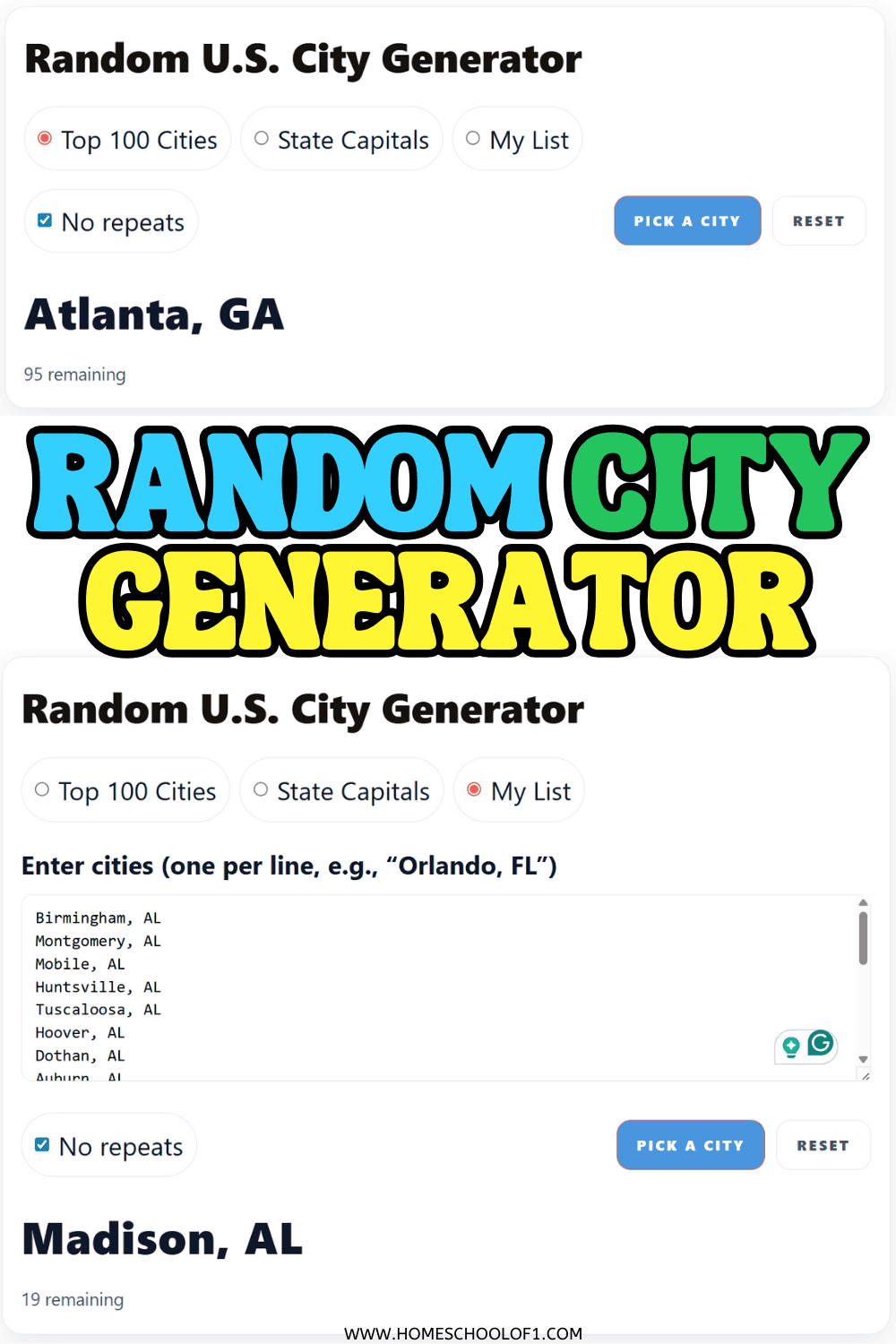 Random City Generator