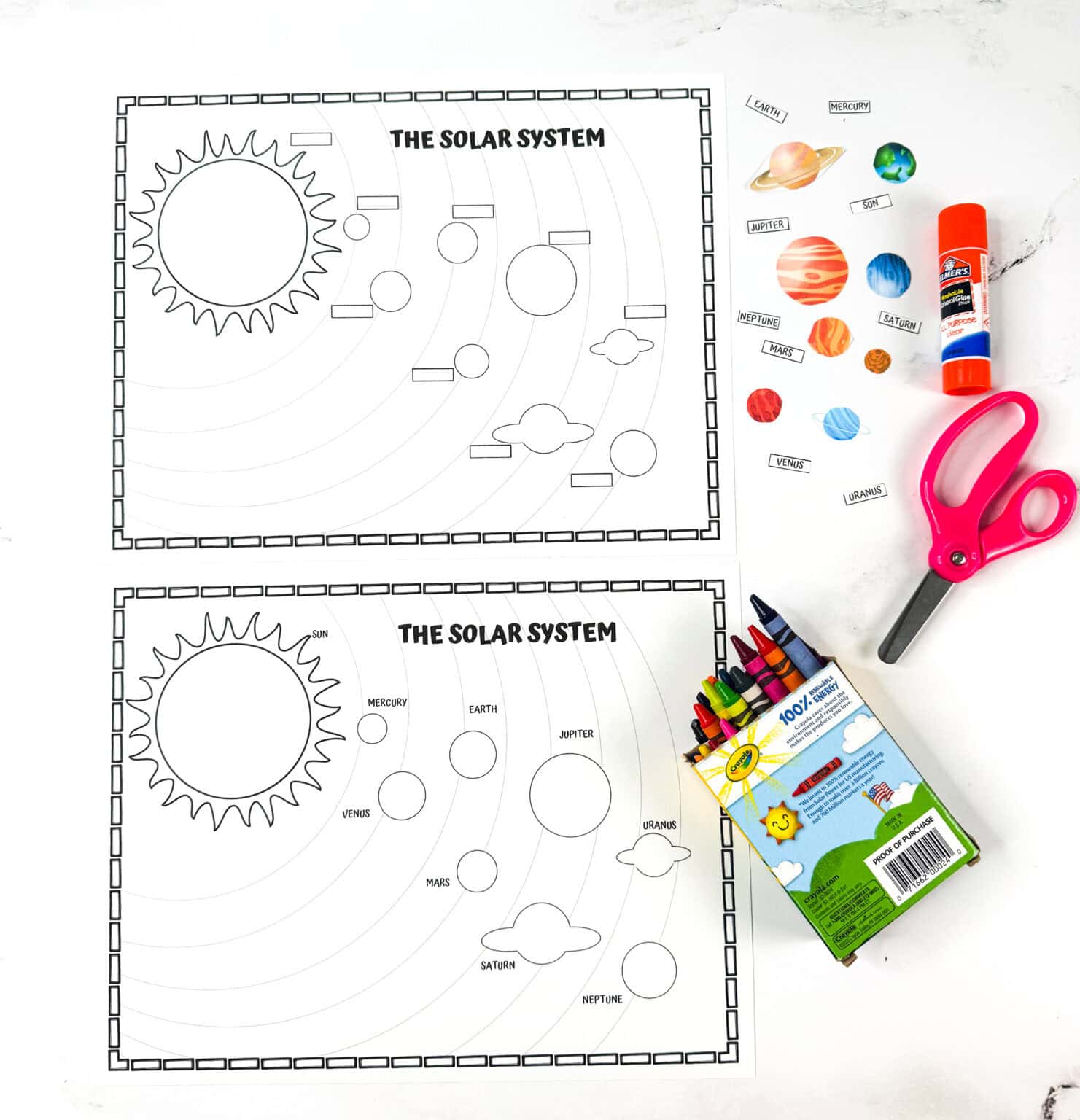 Free Solar System Worksheets for Kids (Printable PDF)