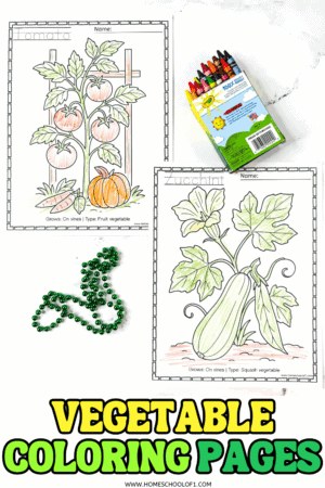 Free Vegetable Coloring Pages