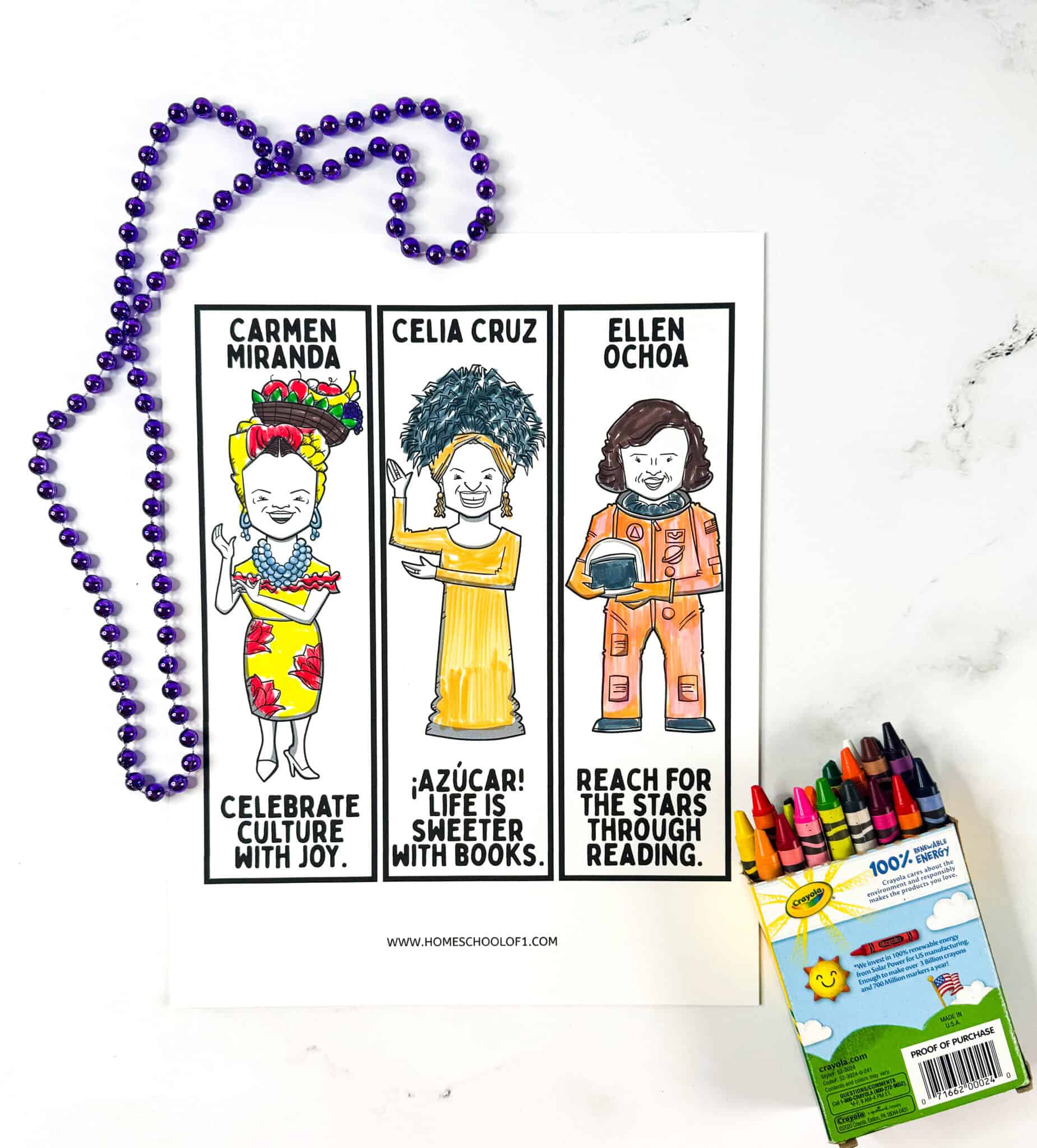 Hispanic Heritage Month Bookmarks Free Printable