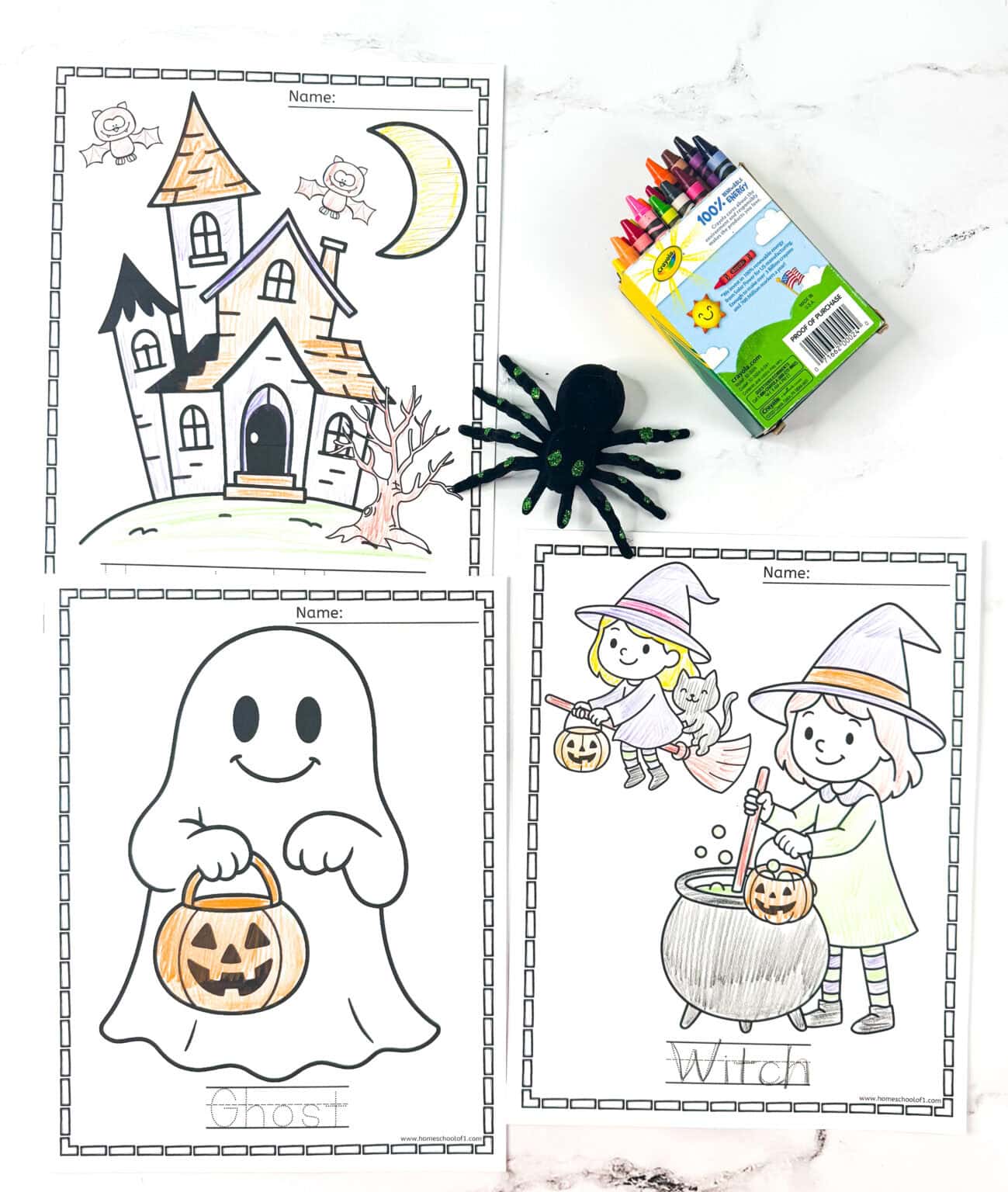 Free Spooky Coloring Pages