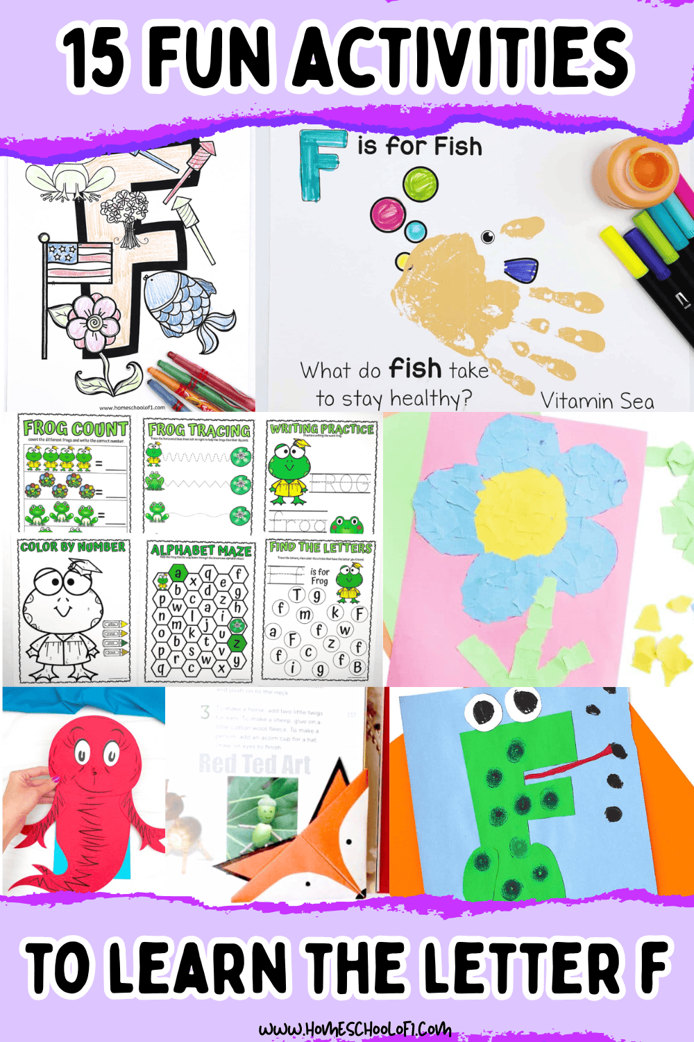15 Fun Letter F Activities for Preschool & Kindergarten