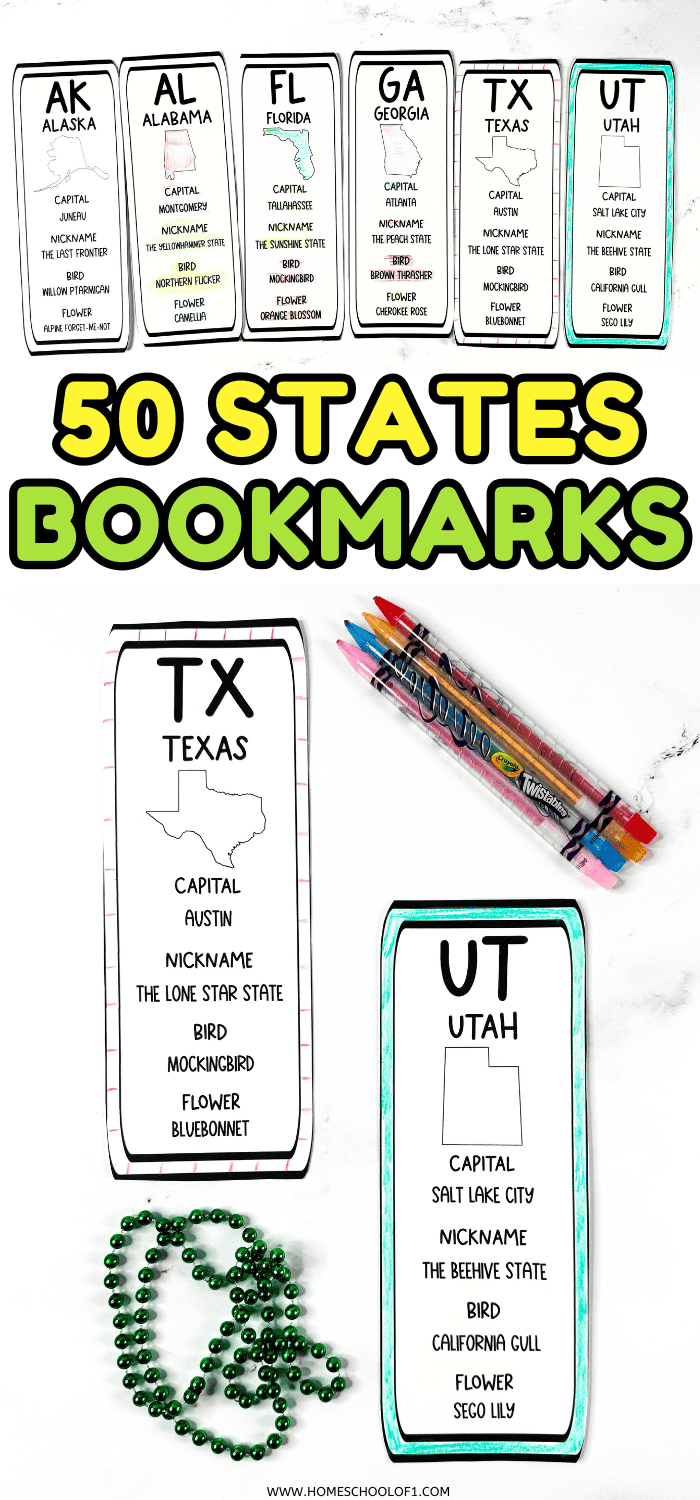 Free United States Bookmarks