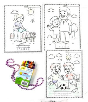 Free Printable Family Coloring Pages for Kids