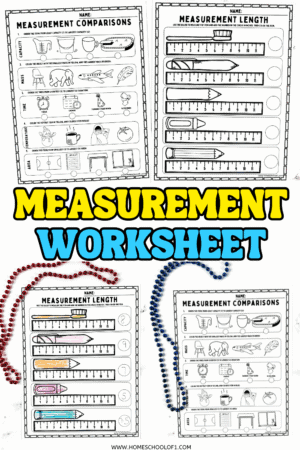 Free Measurement Worksheet for 1st Grade