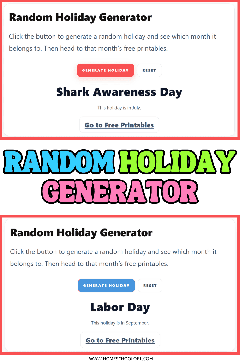 Random Holiday Generator – Pick a Surprise Holiday Instantly