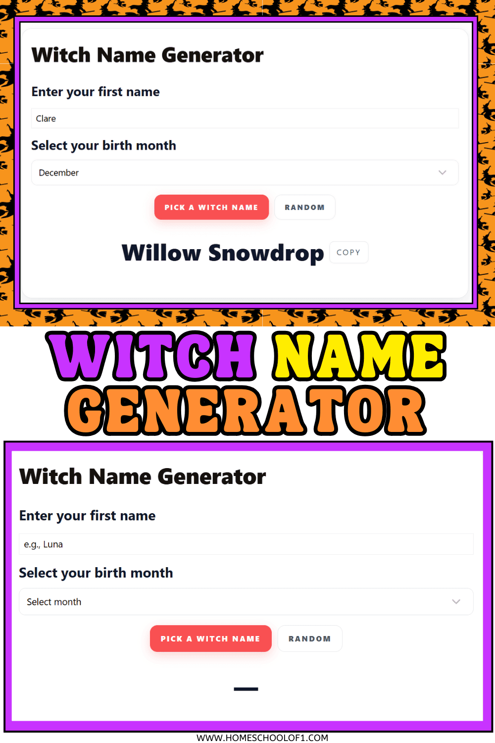 Witch Name Generator