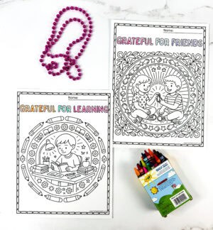Free Gratitude Coloring Page for Kids