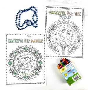 Free Gratitude Coloring Page for Kids