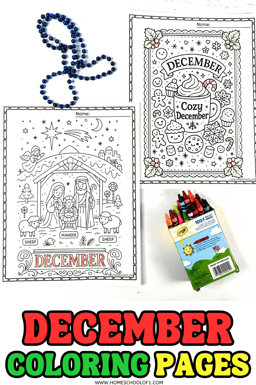 Free December Coloring Page For Kids