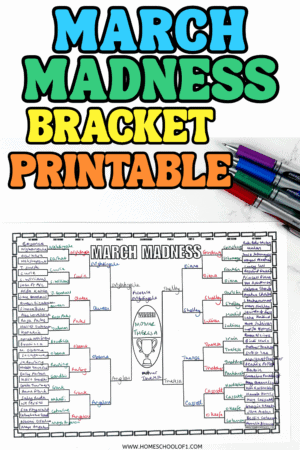 Free March Madness Bracket Printable (Blank)