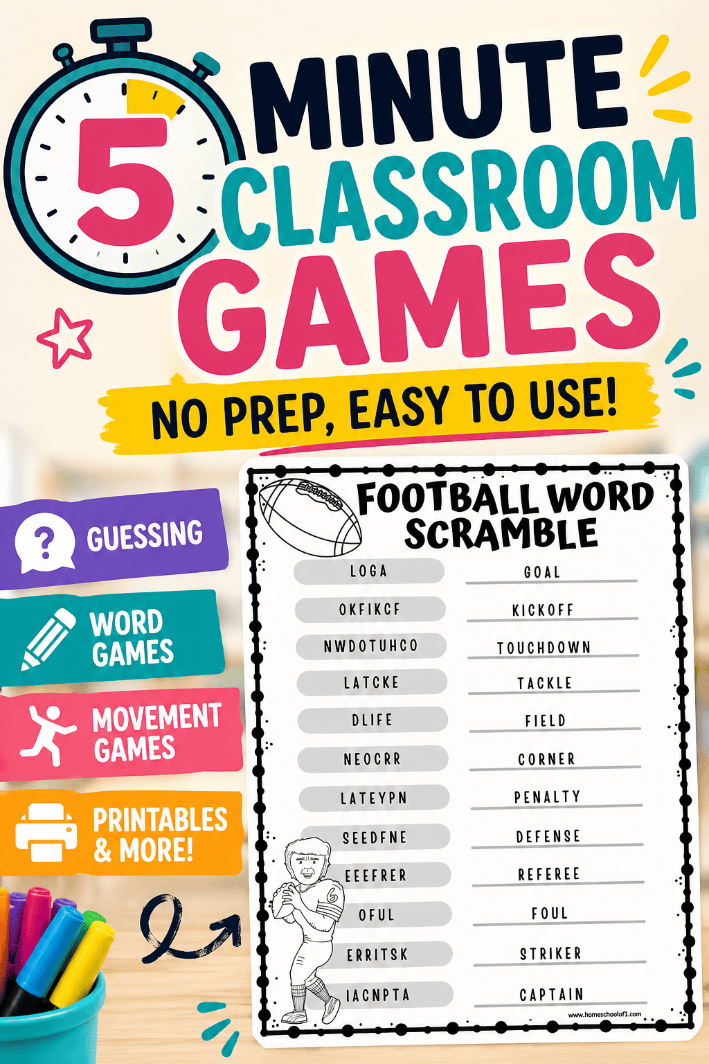 5 Minute Classroom Games That Actually Keep Kids Engaged